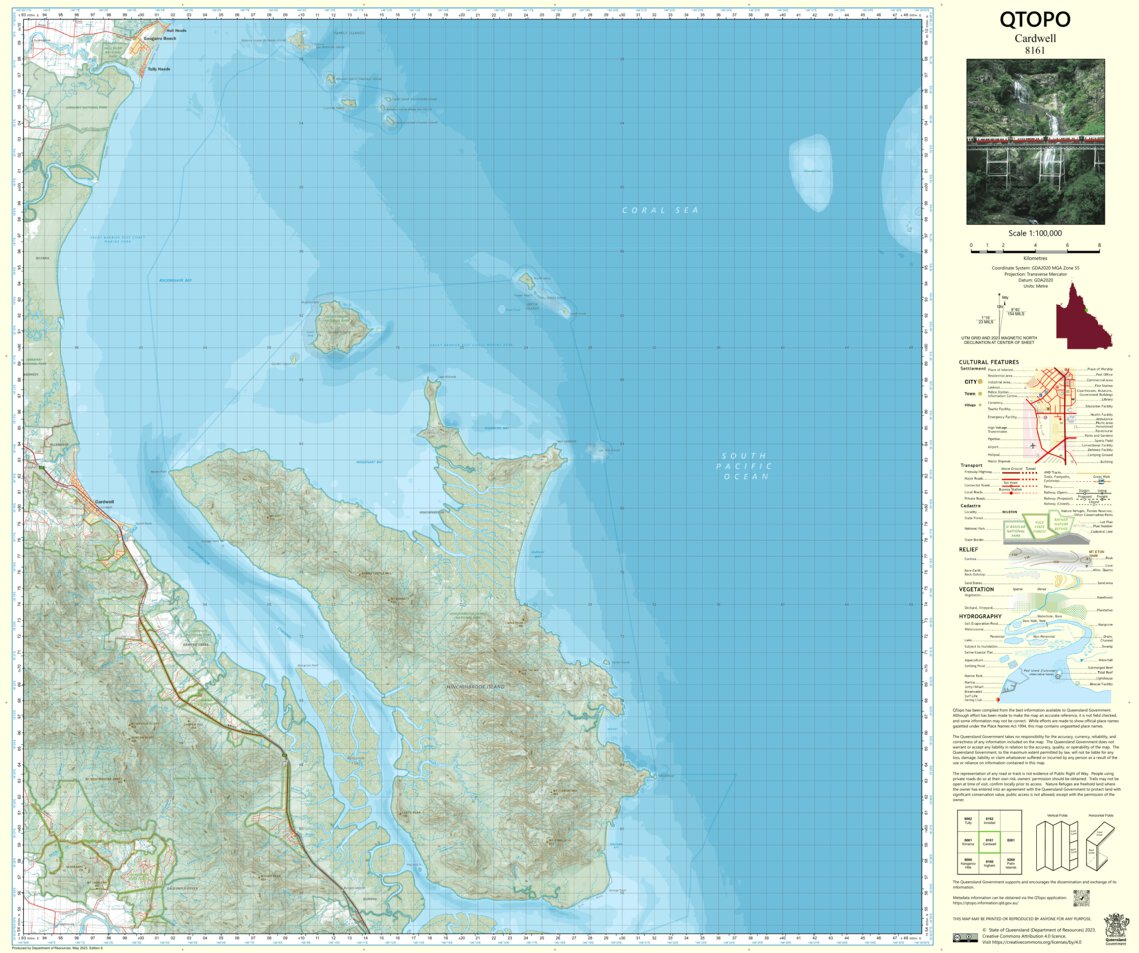 Cardwell (8161) Map by Department of Resources | Avenza Maps