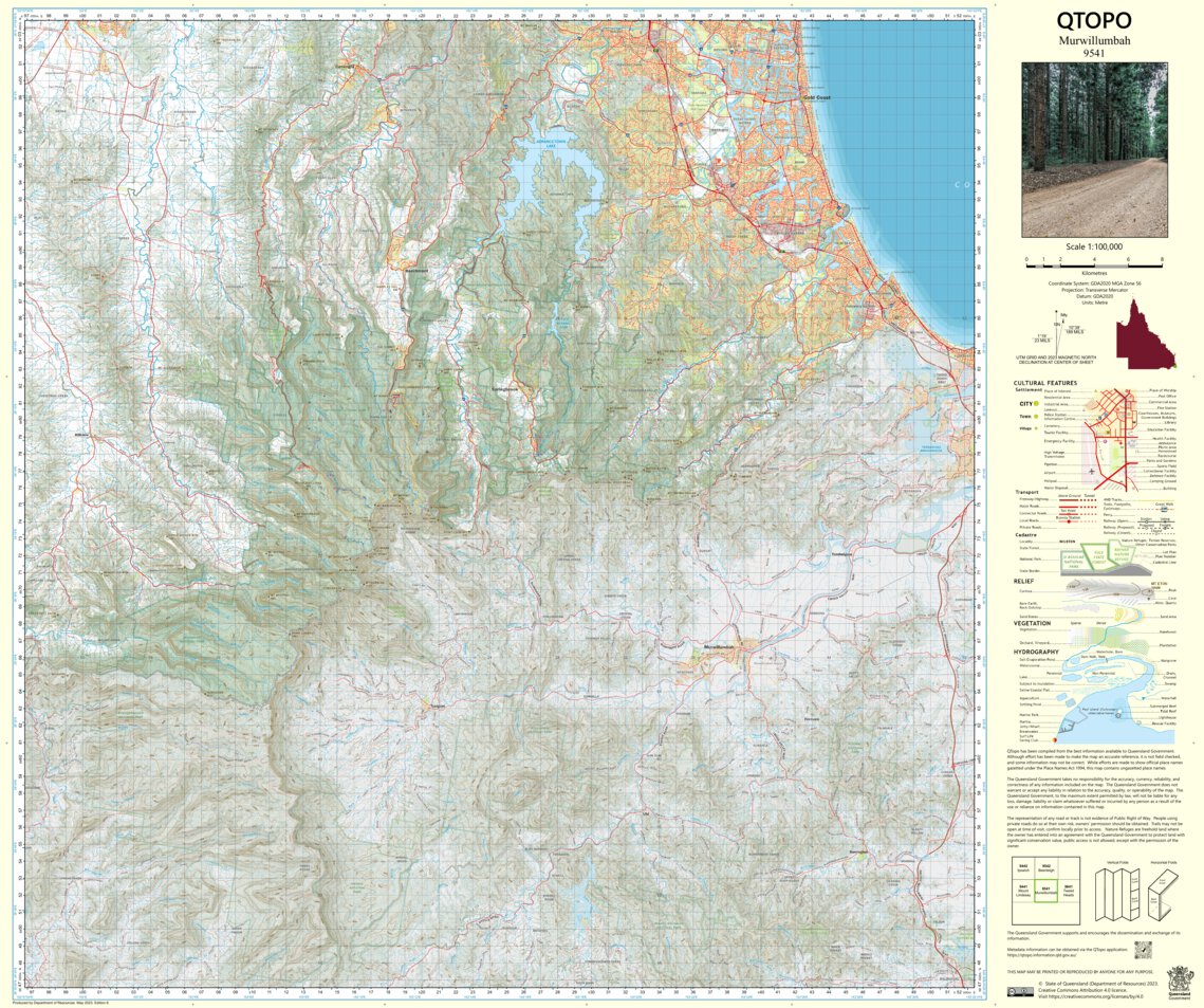 Murwillumbah (9541) Map by Department of Resources | Avenza Maps