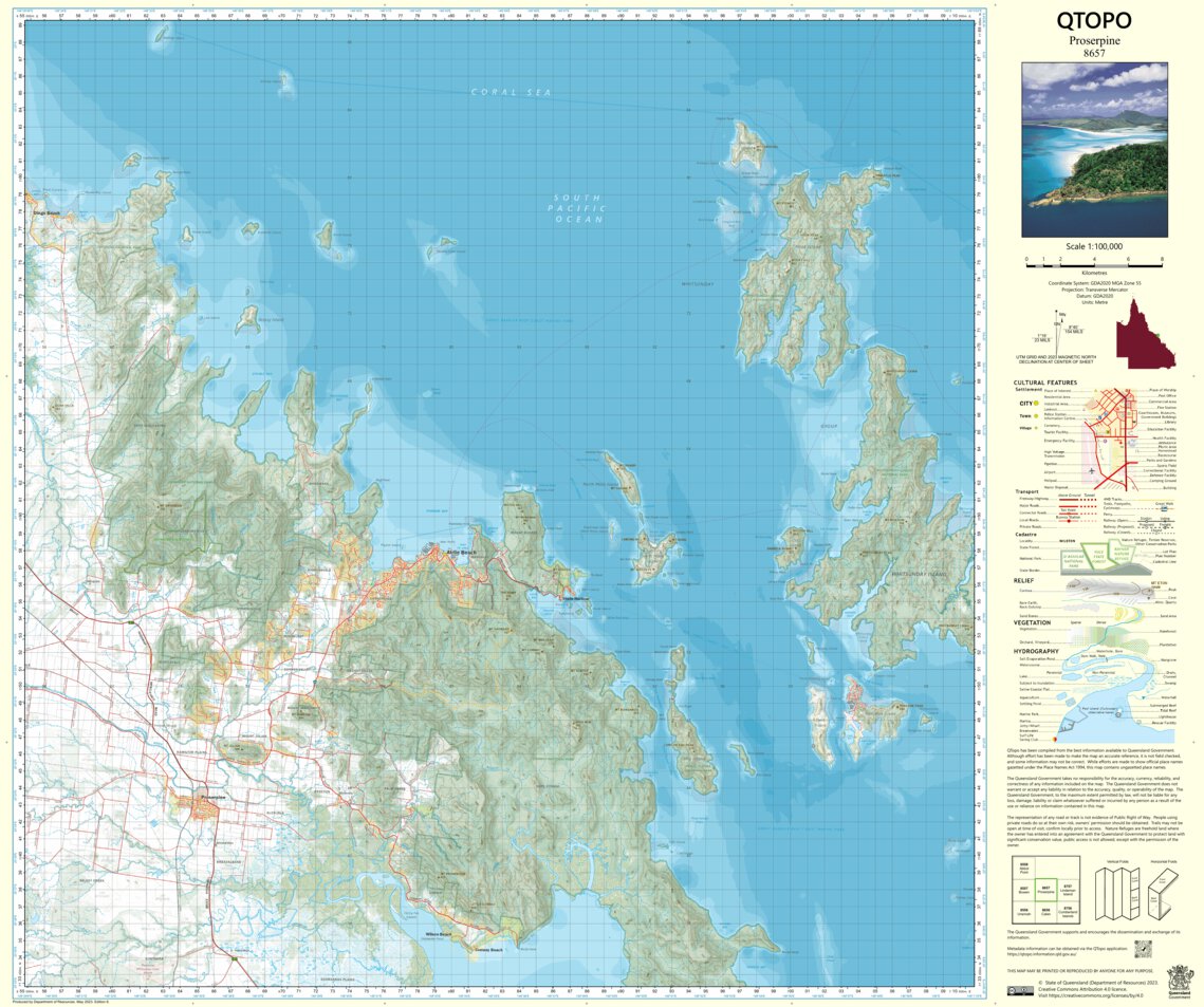 Proserpine (8657) Map by Department of Resources | Avenza Maps