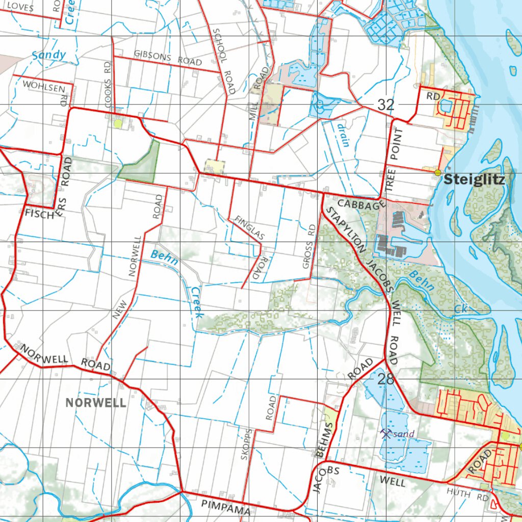 Beenleigh (9542) Map by Department of Resources | Avenza Maps