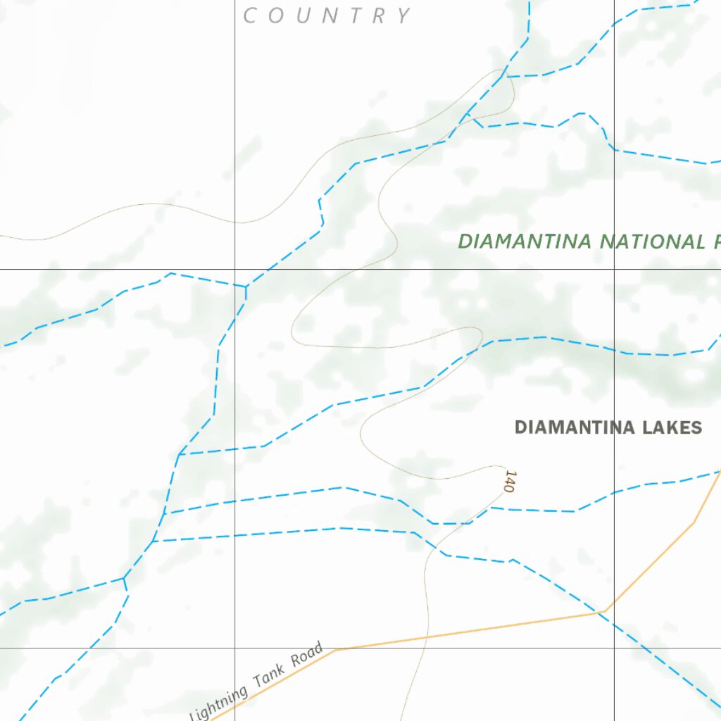 Diamantina Lakes (7150-21) Map by Department of Resources | Avenza Maps