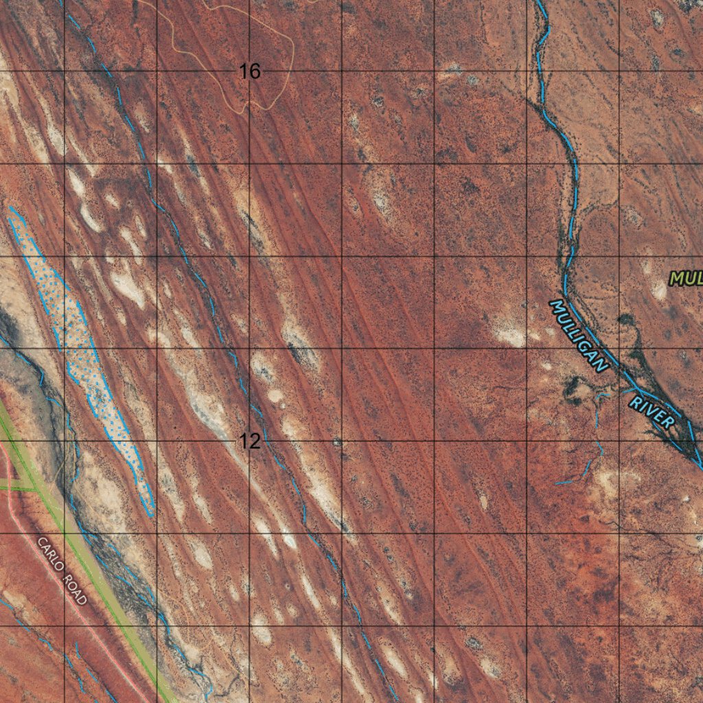 Mount Whelan (6651i) Map by Department of Resources | Avenza Maps