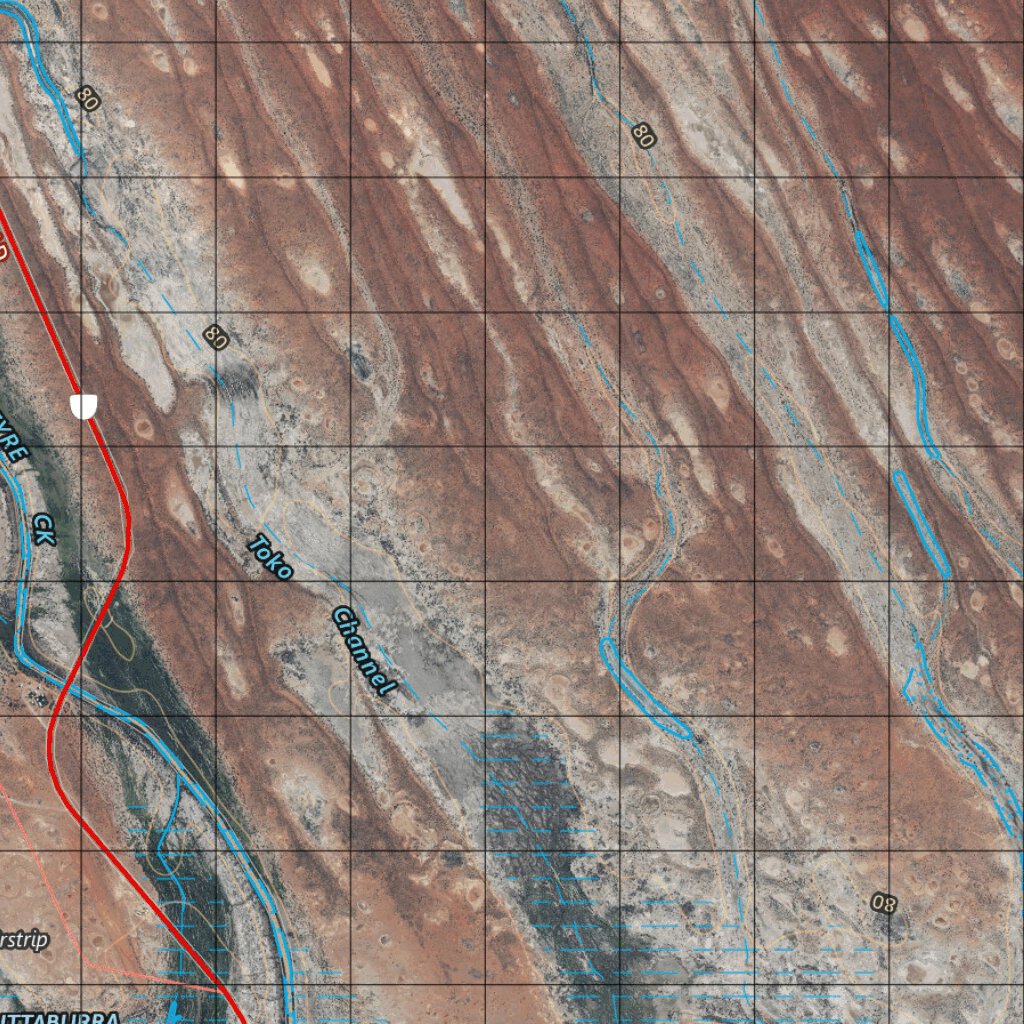 Machattie (6848i) Map by Department of Resources | Avenza Maps