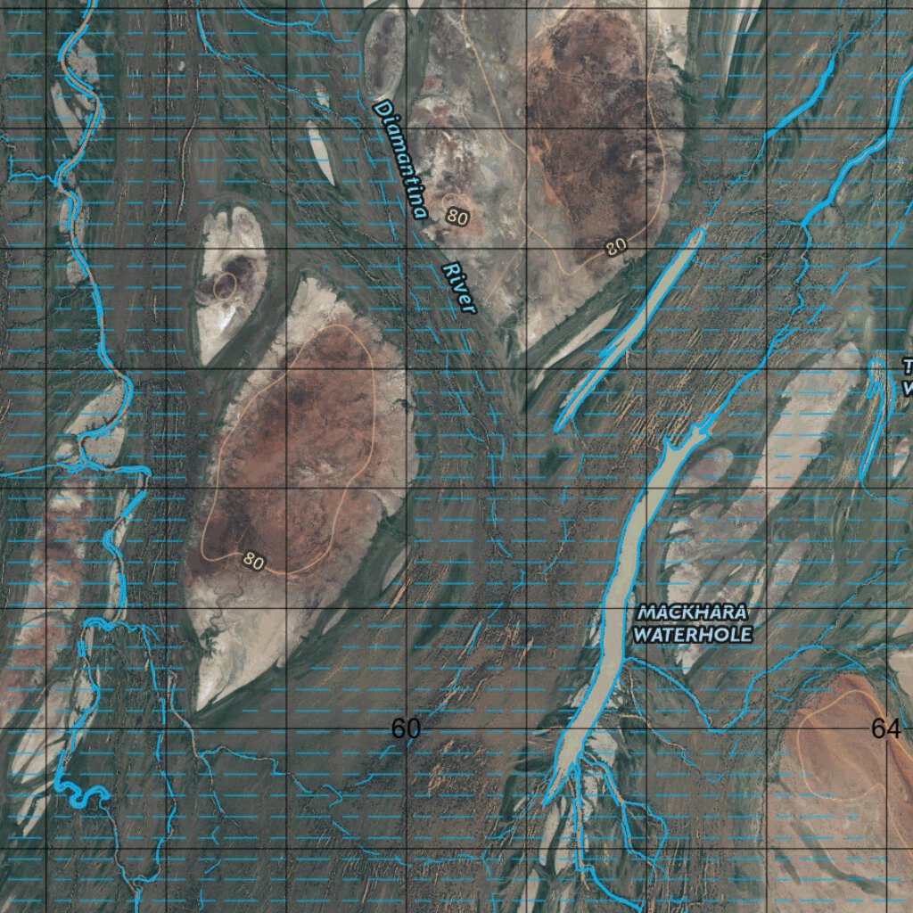 Monkira (7048i) Map by Department of Resources | Avenza Maps