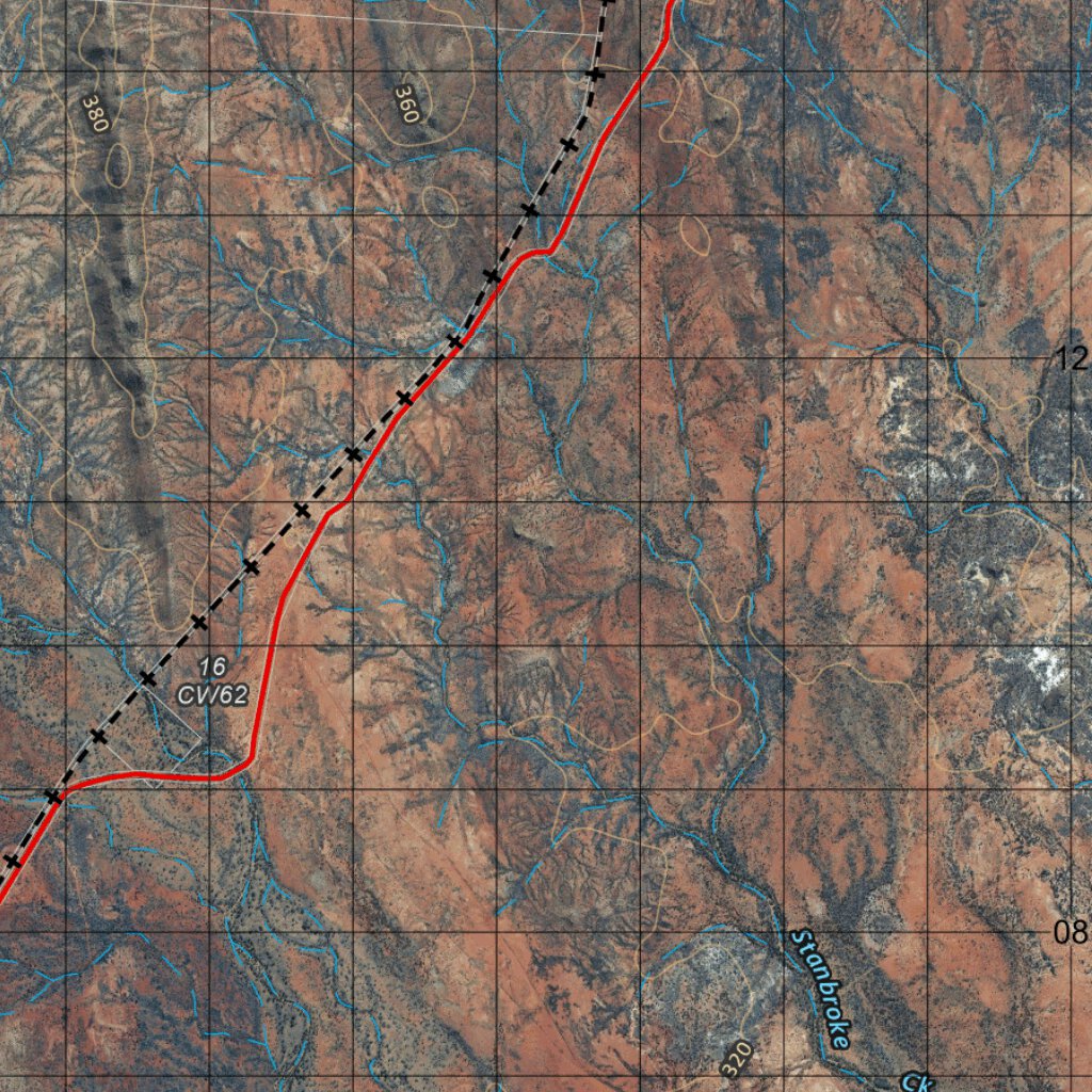 Dajarra (6854i) Map by Department of Resources | Avenza Maps