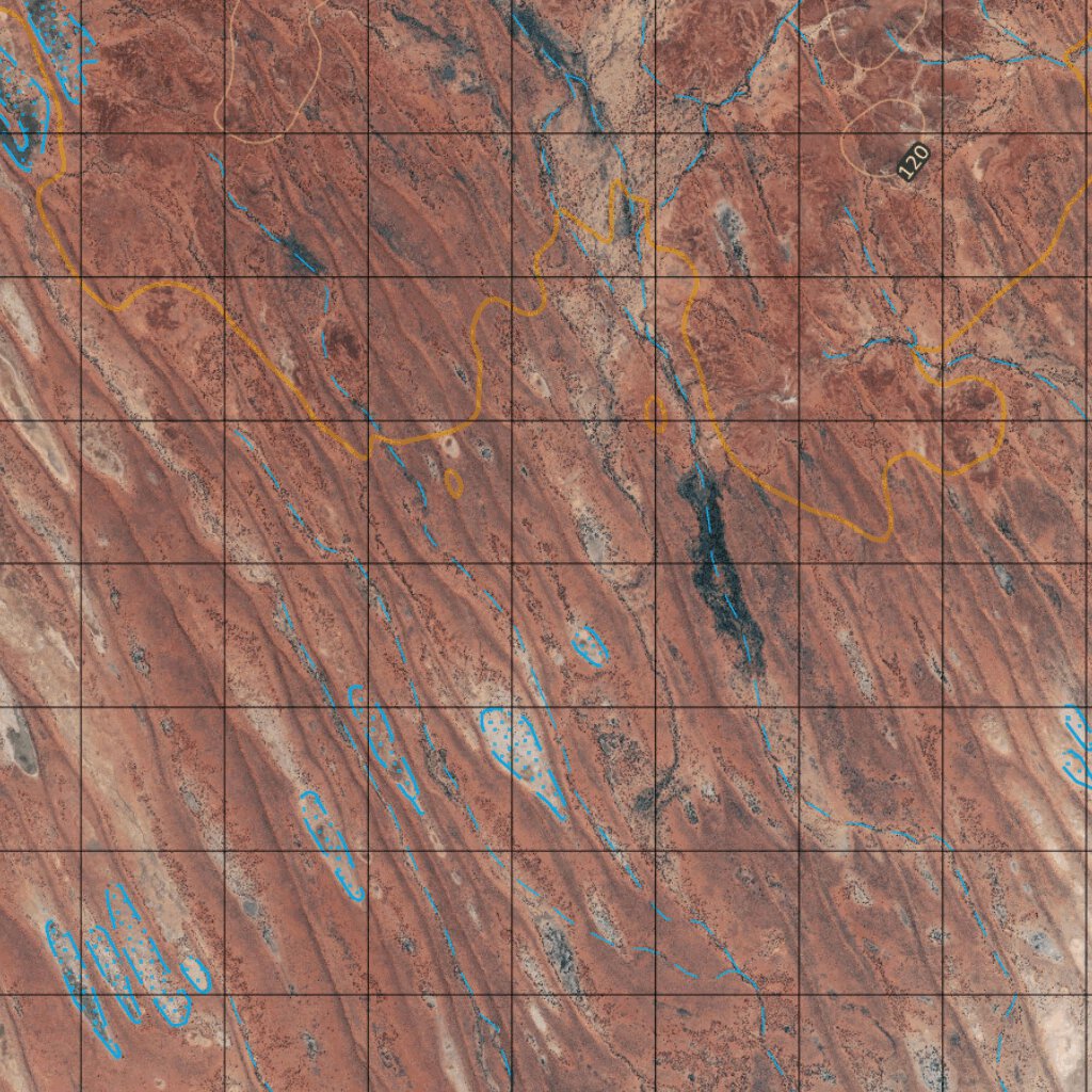 Bedourie (6749i) Map by Department of Resources | Avenza Maps