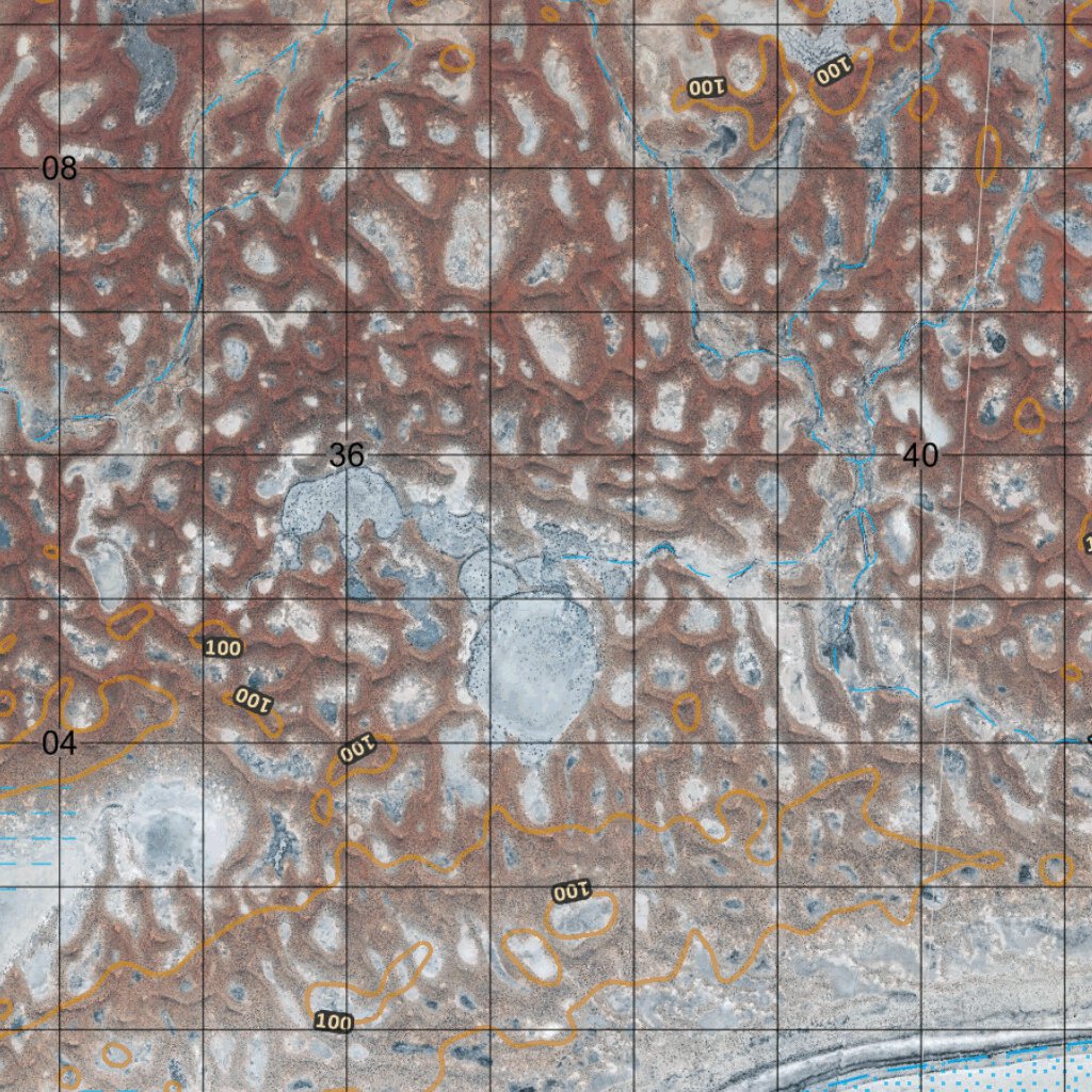 Lake Yamma Yamma (7145i) Map by Department of Resources | Avenza Maps