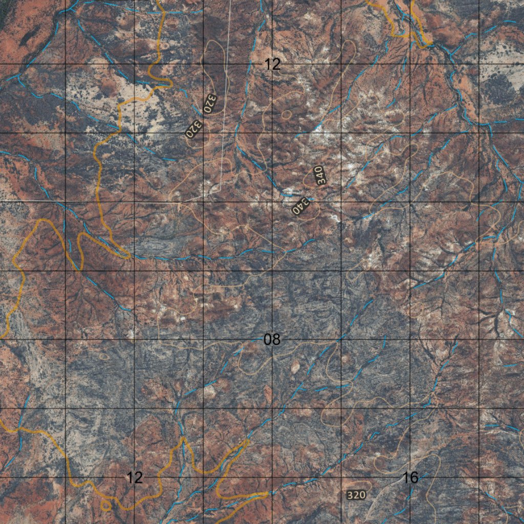 Mount Merlin (6954i) Map by Department of Resources | Avenza Maps
