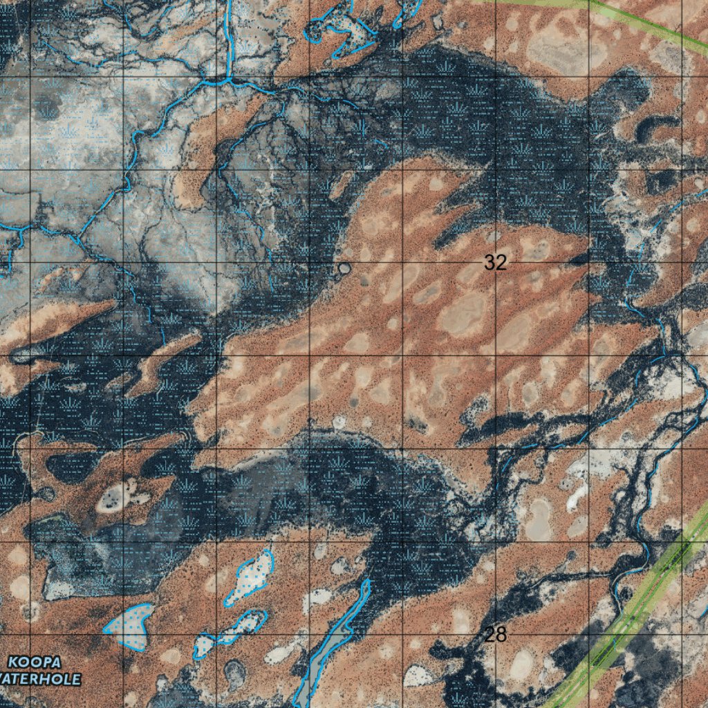 Bulloo (7440i) Map by Department of Resources | Avenza Maps