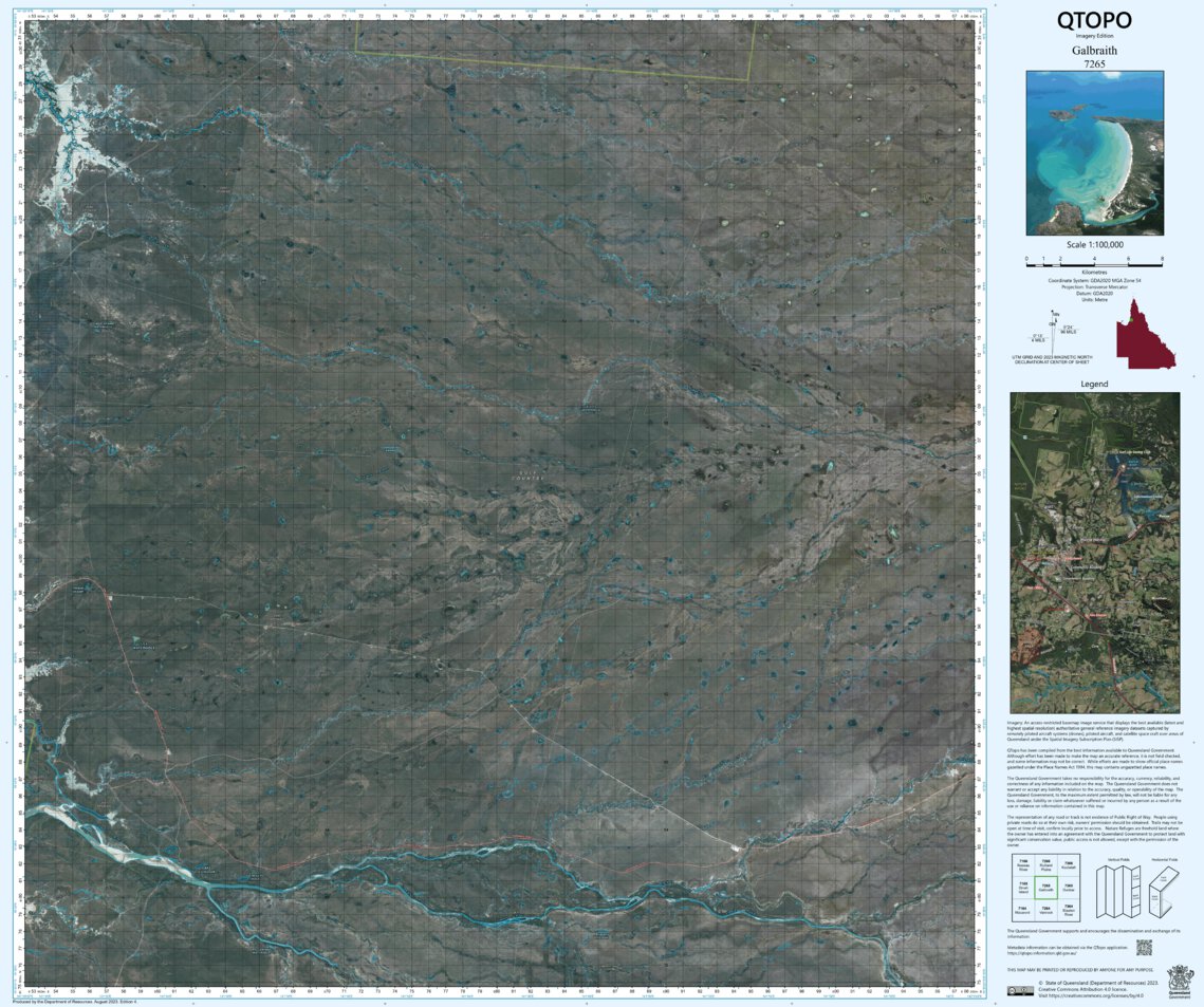 Galbraith (7265i) Map by Department of Resources | Avenza Maps