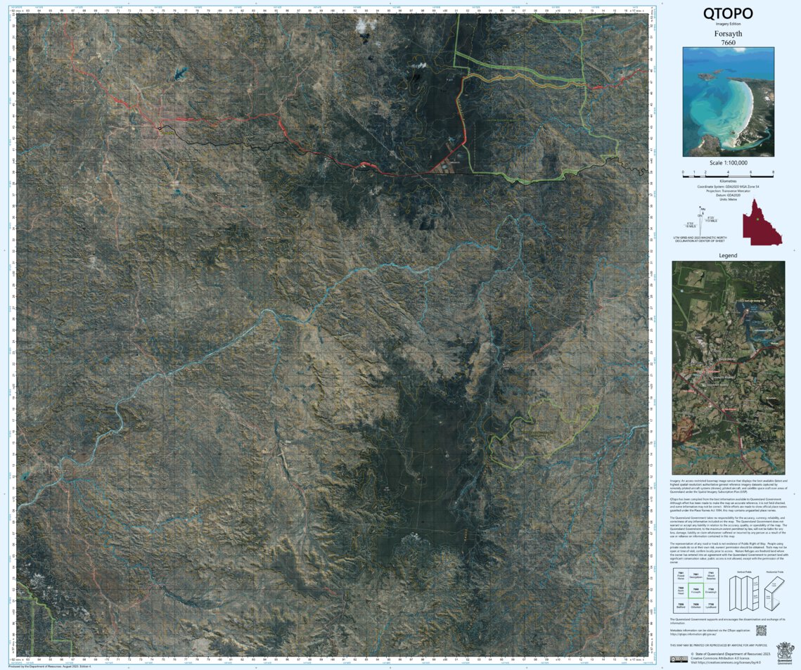 Forsayth (7660i) Map by Department of Resources | Avenza Maps