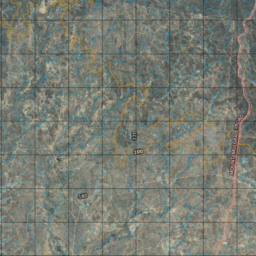 Mount Mulgrave (7665i) Map by Department of Resources | Avenza Maps