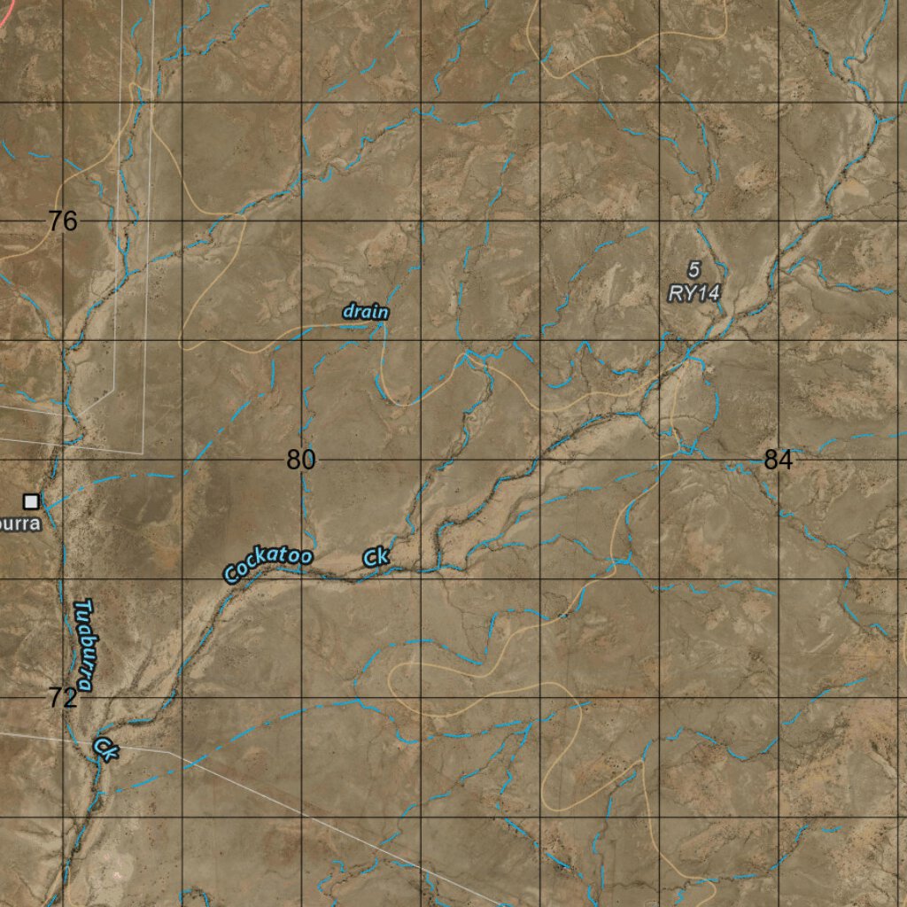 Muttaburra (7852i) Map by Department of Resources | Avenza Maps