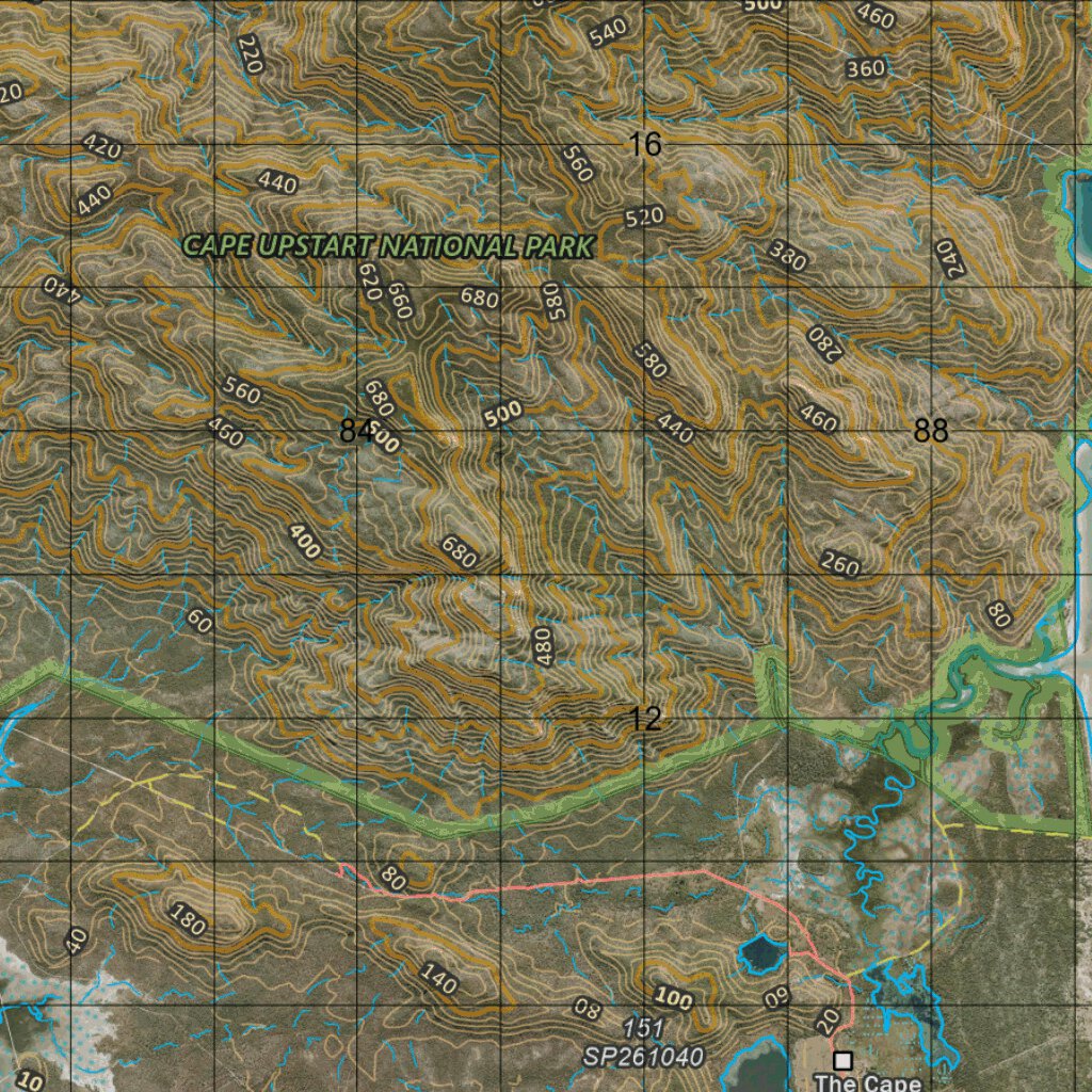 Cape Upstart (8458i) Map by Department of Resources | Avenza Maps