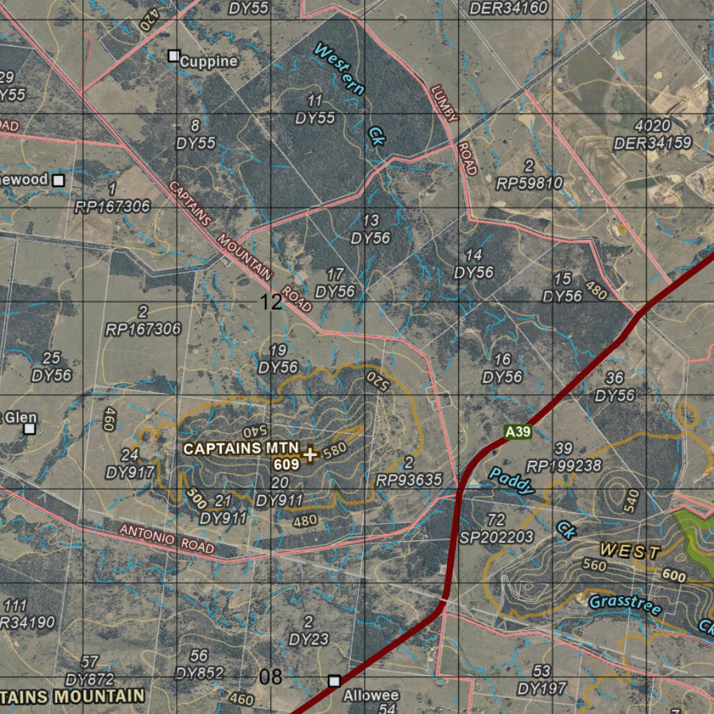 Millmerran (9142i) Map by Department of Resources | Avenza Maps