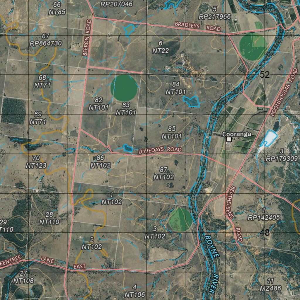 Mundubbera (9146i) Map by Department of Resources | Avenza Maps