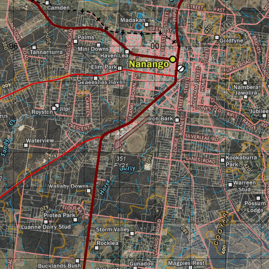 Kingaroy (9244i) Map by Department of Resources | Avenza Maps
