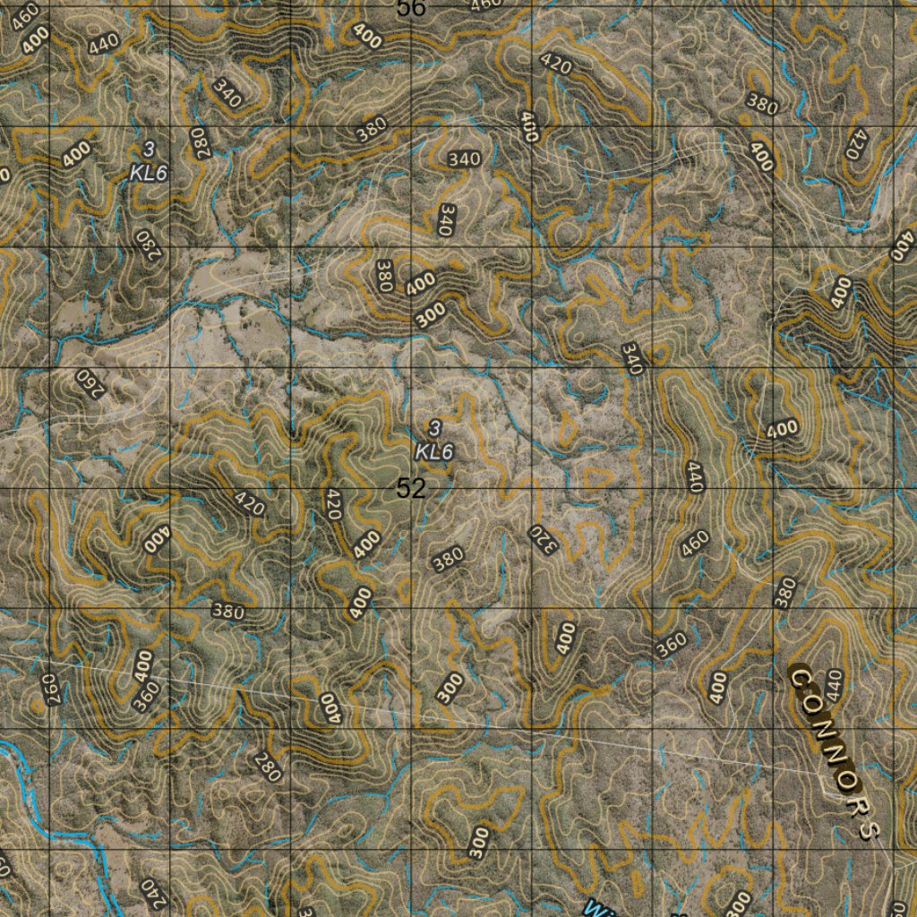 Connors Range (8753i) Map by Department of Resources | Avenza Maps