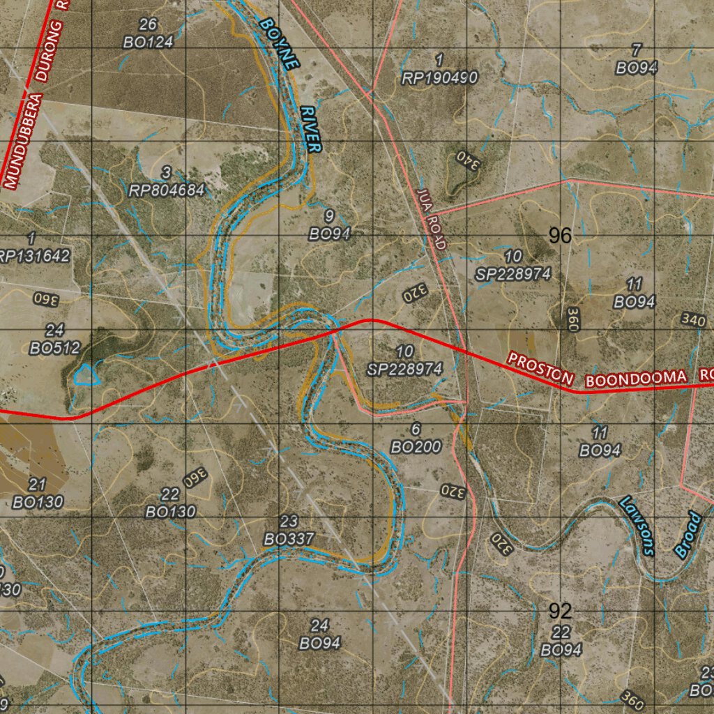 Boondooma (9145i) Map by Department of Resources | Avenza Maps
