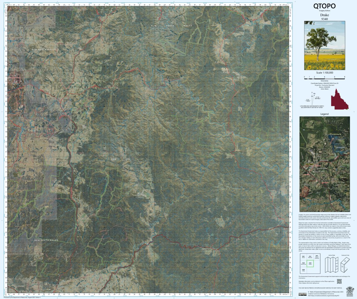 Drake (9340i) Map by Department of Resources | Avenza Maps