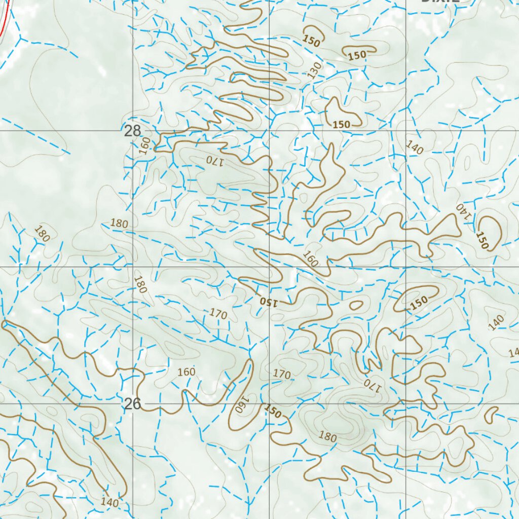 Dixie (7567-1) Map by Department of Resources | Avenza Maps