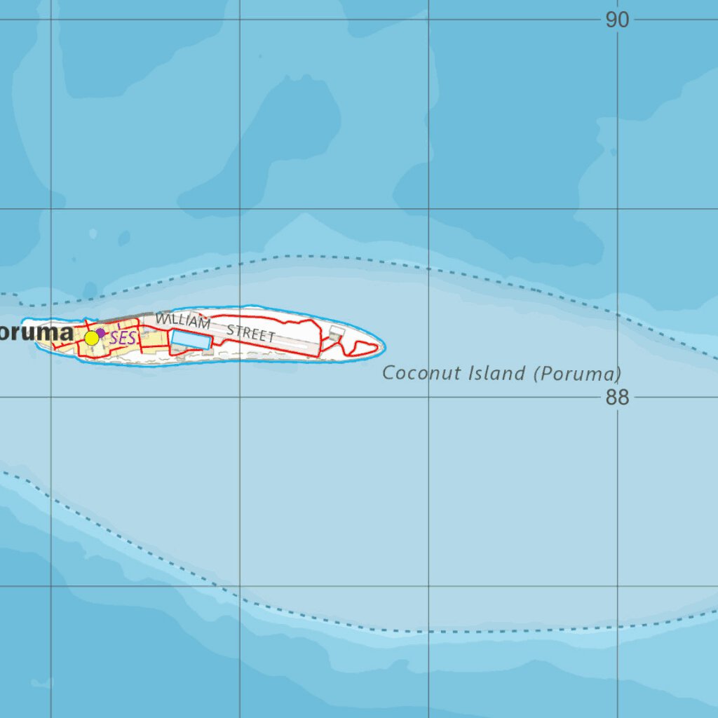 Coconut Island (7577-4) Map by Department of Resources | Avenza Maps