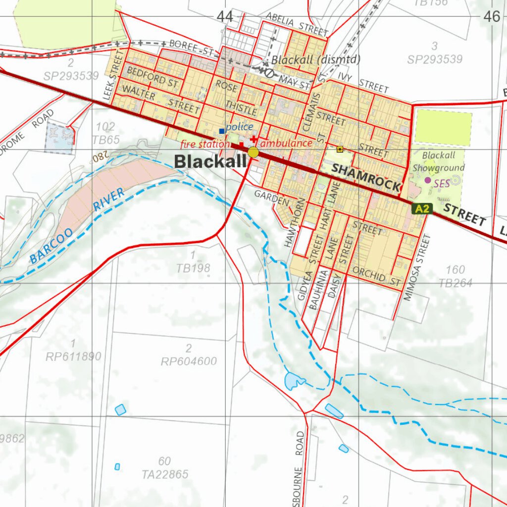 Blackall (7949-2) Map by Department of Resources | Avenza Maps