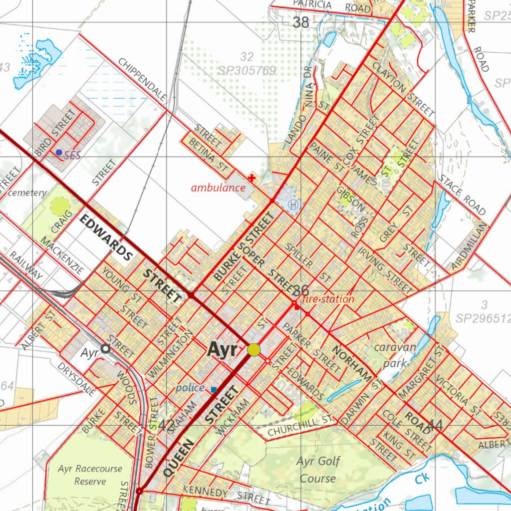 Ayr (8358-1) Map by Department of Resources | Avenza Maps