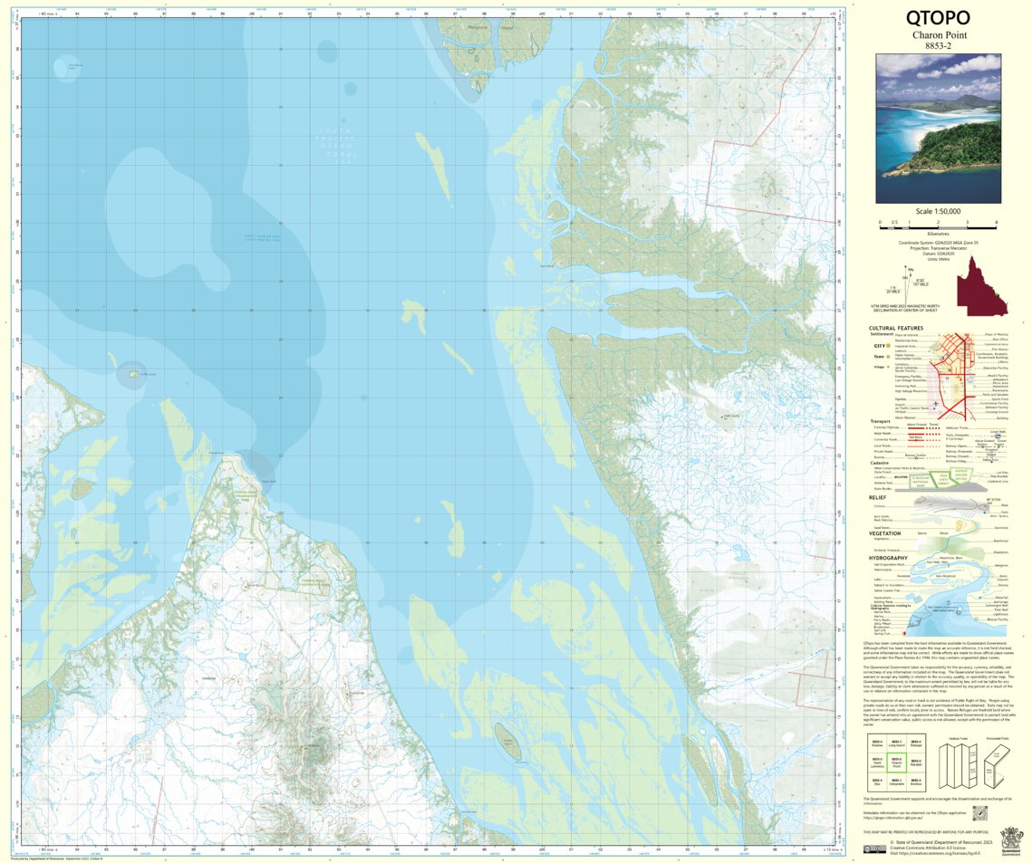 Charon Point (8853-2) Map by Department of Resources | Avenza Maps