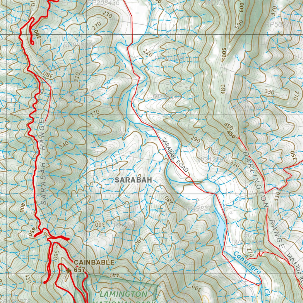 Canungra (9541-4) Map by Department of Resources | Avenza Maps