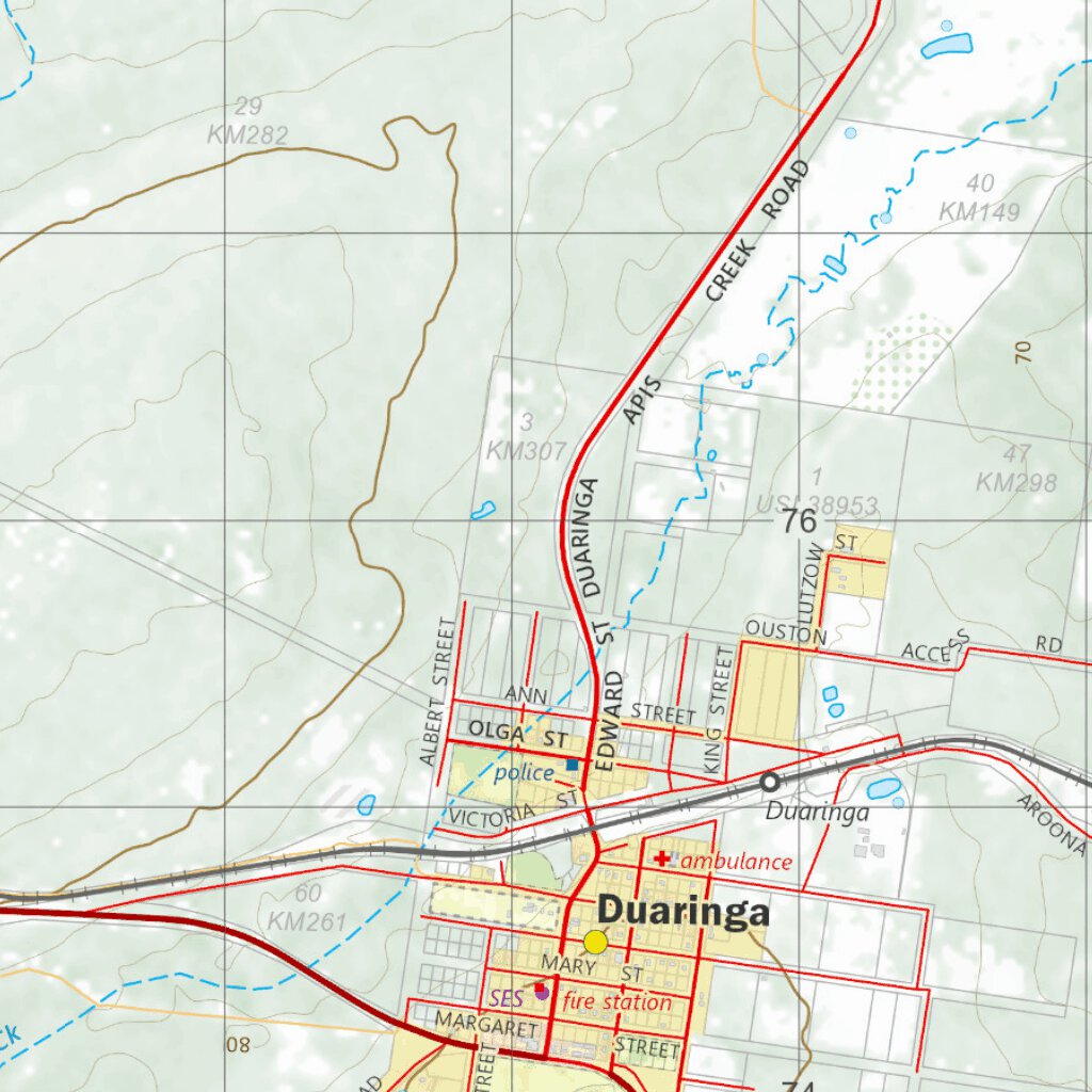 Duaringa (8850-4) Map by Department of Resources | Avenza Maps