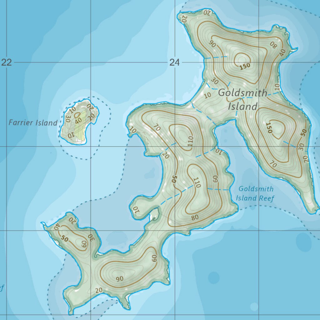 Anchor Islands (8756-4) Map by Department of Resources | Avenza Maps