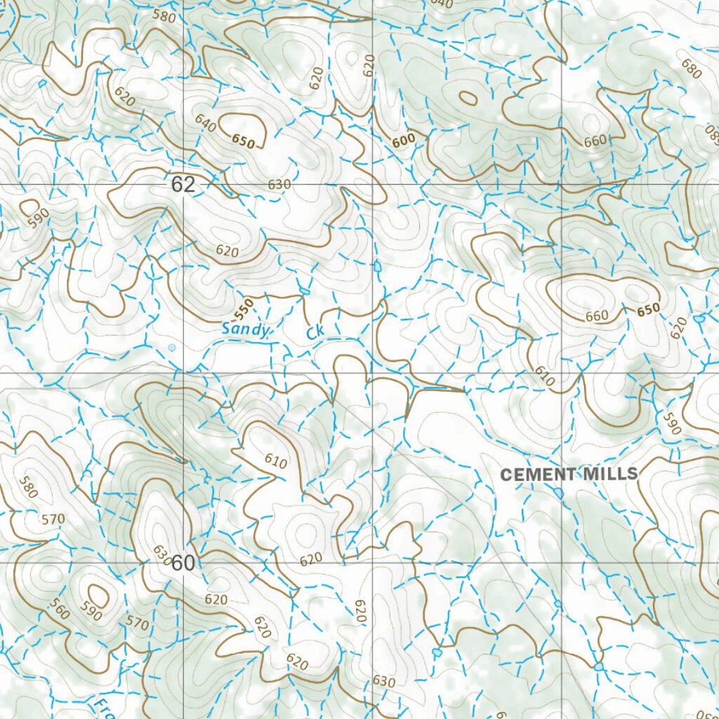 Cement Mills (9241-3) Map by Department of Resources | Avenza Maps