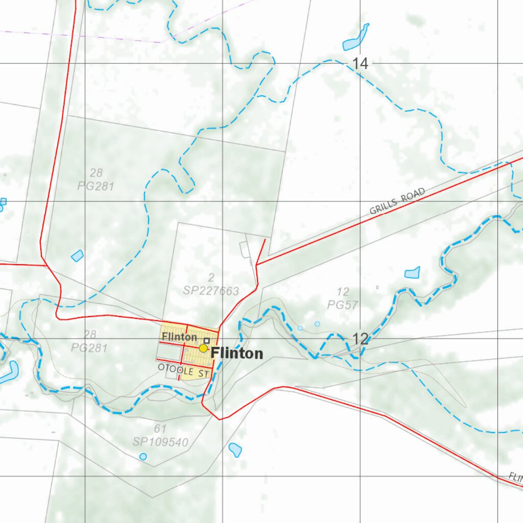 Flinton (8842-3) Map by Department of Resources | Avenza Maps
