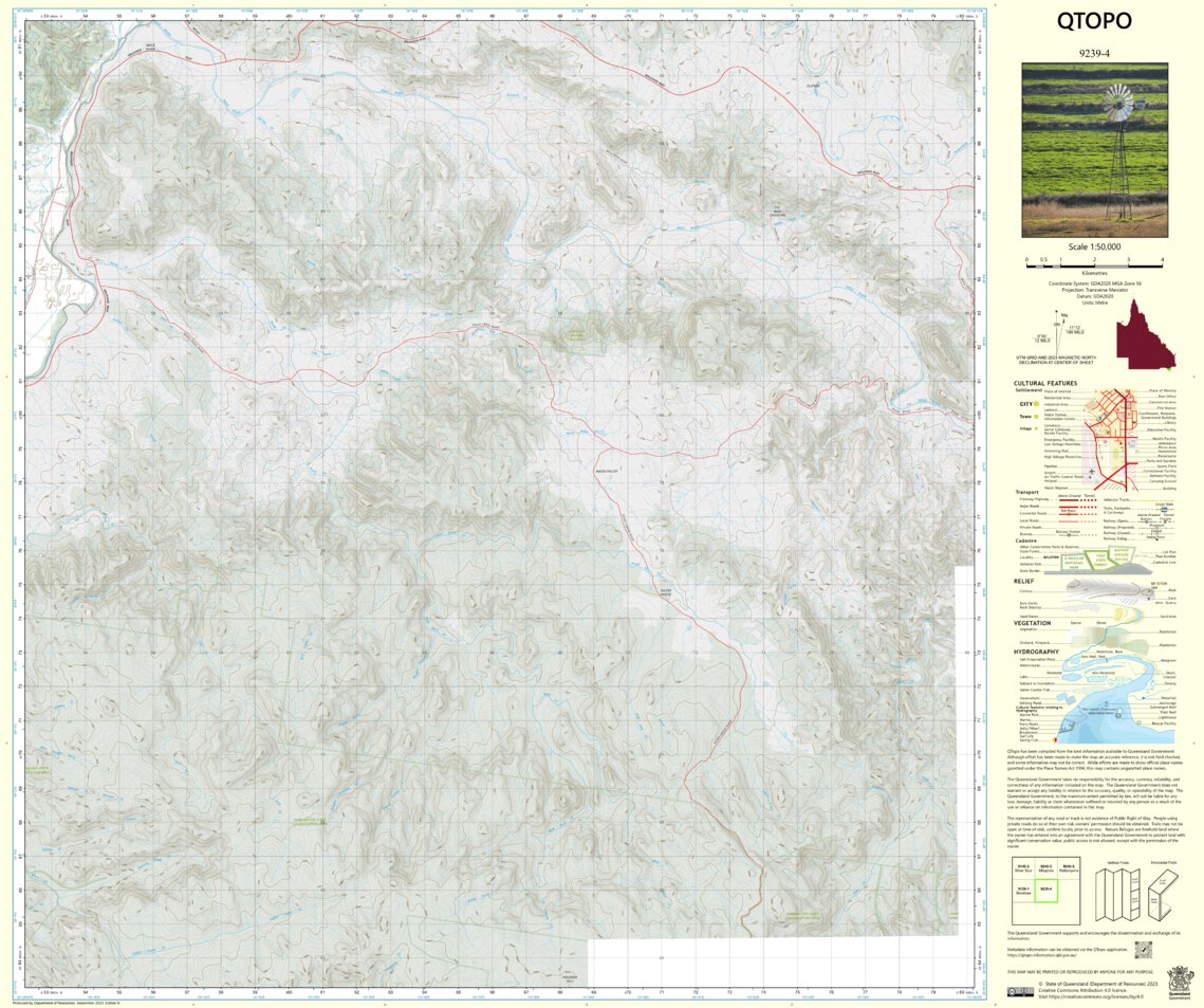 Clive (9239-4) Map by Department of Resources | Avenza Maps