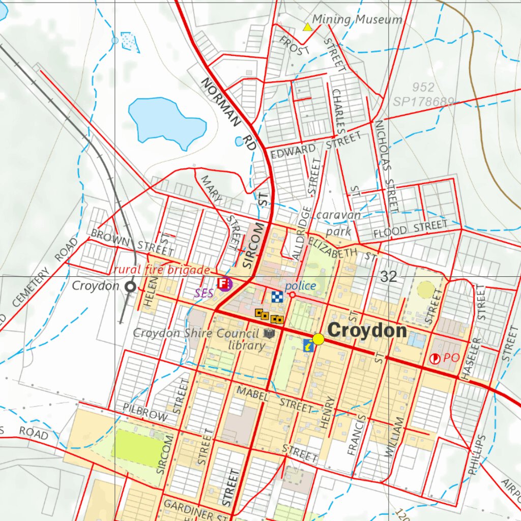 Croydon (7361-42) Map by Department of Resources | Avenza Maps