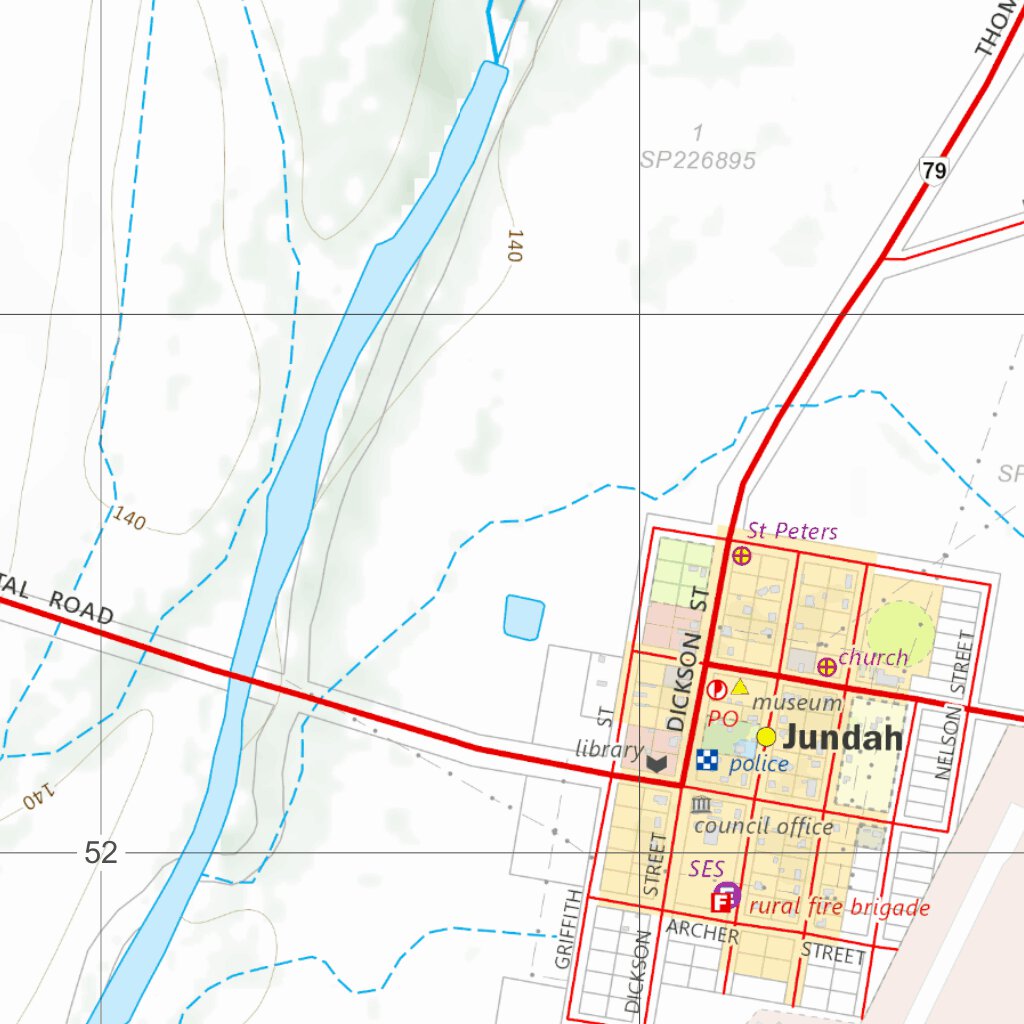 Jundah (7548-34) Map by Department of Resources | Avenza Maps