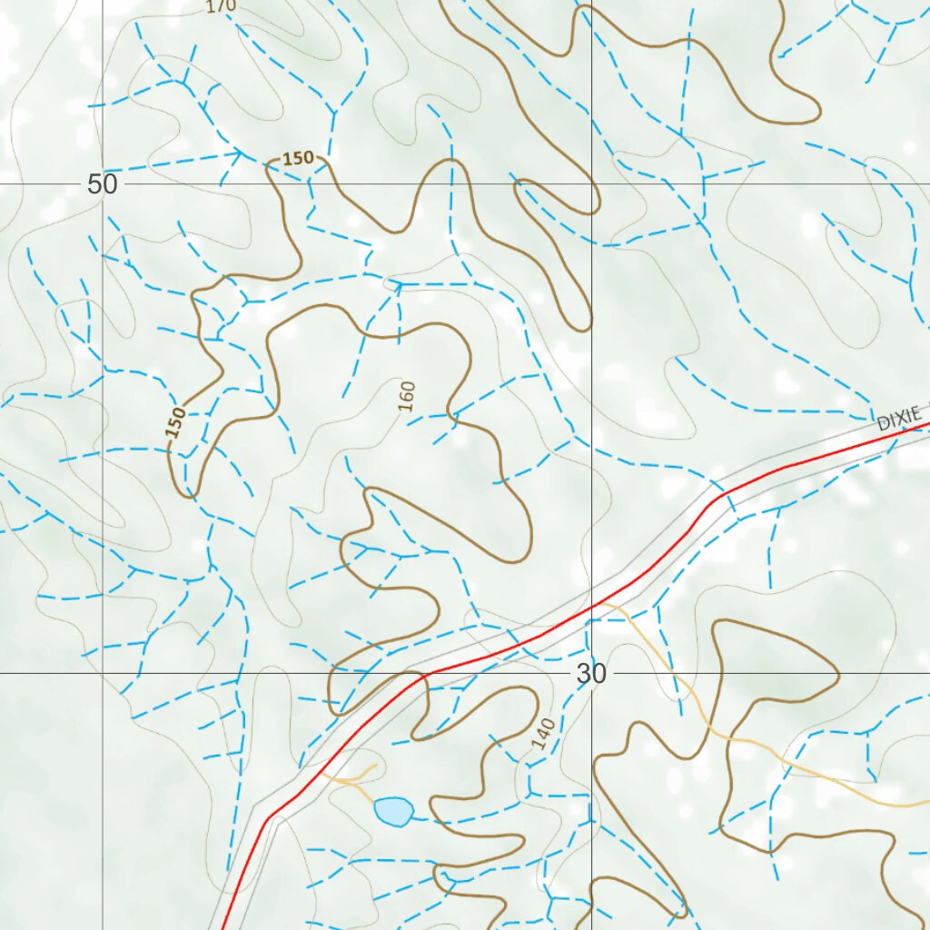 Dixie (7567-14) Map by Department of Resources | Avenza Maps
