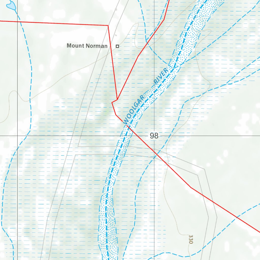 Mount Norman (7558-32) Map by Department of Resources | Avenza Maps
