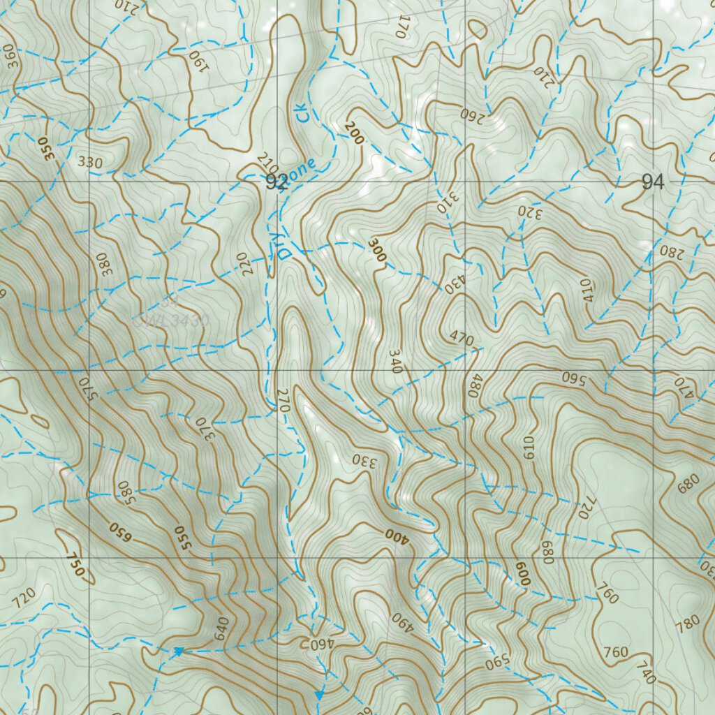 Mount Fox (8060-2) Map by Department of Resources | Avenza Maps