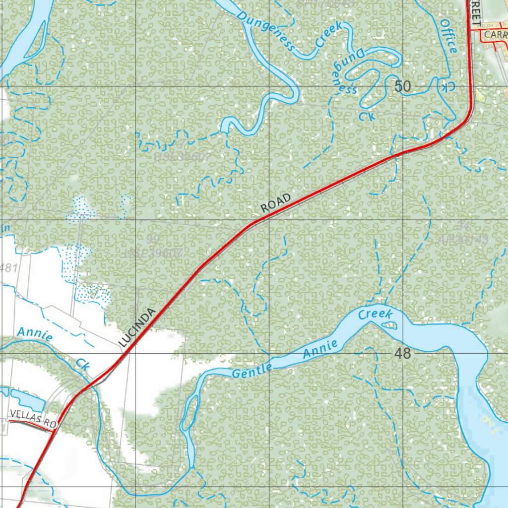Lucinda (8160-1) Map by Department of Resources | Avenza Maps