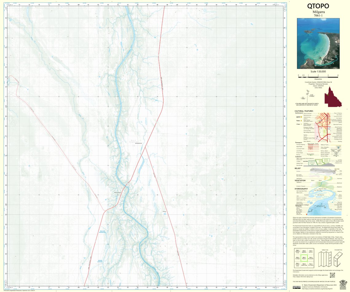 Milgarra (7061-1) Map by Department of Resources | Avenza Maps