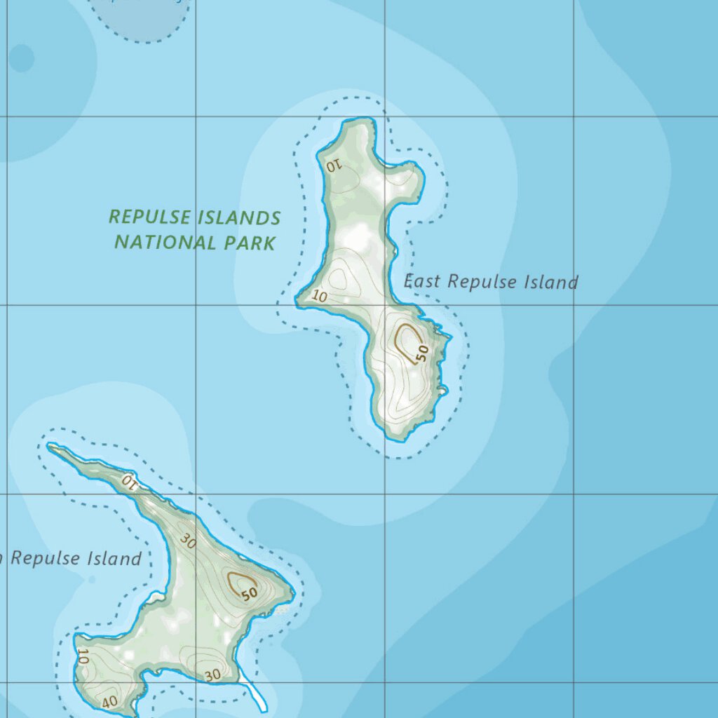 Repulse Islands (8656-1) Map by Department of Resources | Avenza Maps