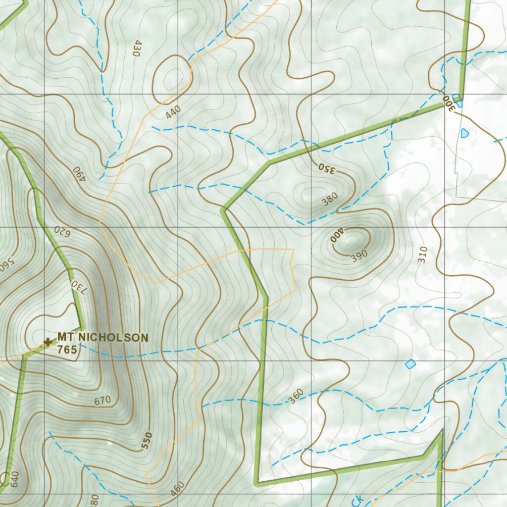 Mount Nicholson (8748-3) Map by Department of Resources | Avenza Maps