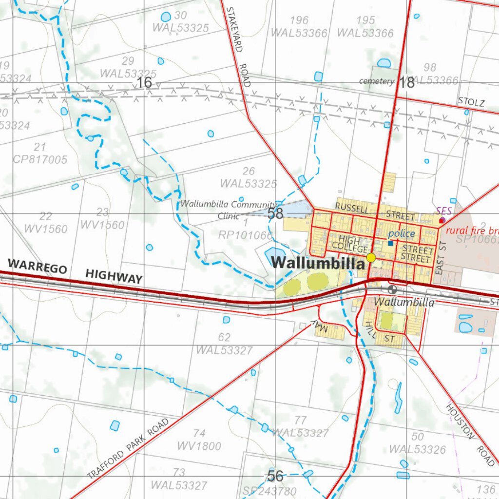 Wallumbilla (8744-4) Map by Department of Resources | Avenza Maps