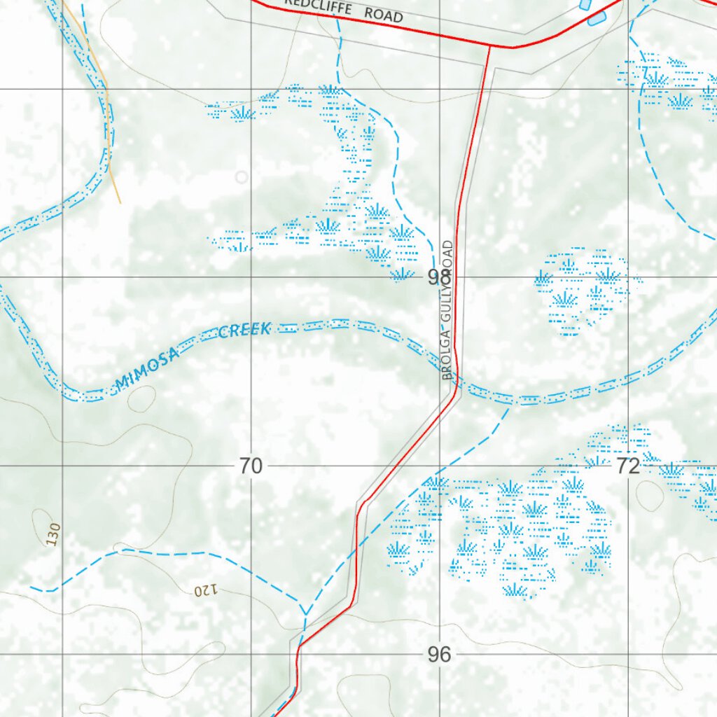 Mimosa Creek (8849-3) Map by Department of Resources | Avenza Maps