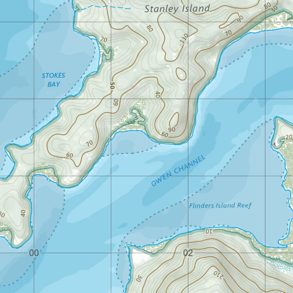 Stanley Island (7769-4) Map by Department of Resources | Avenza Maps