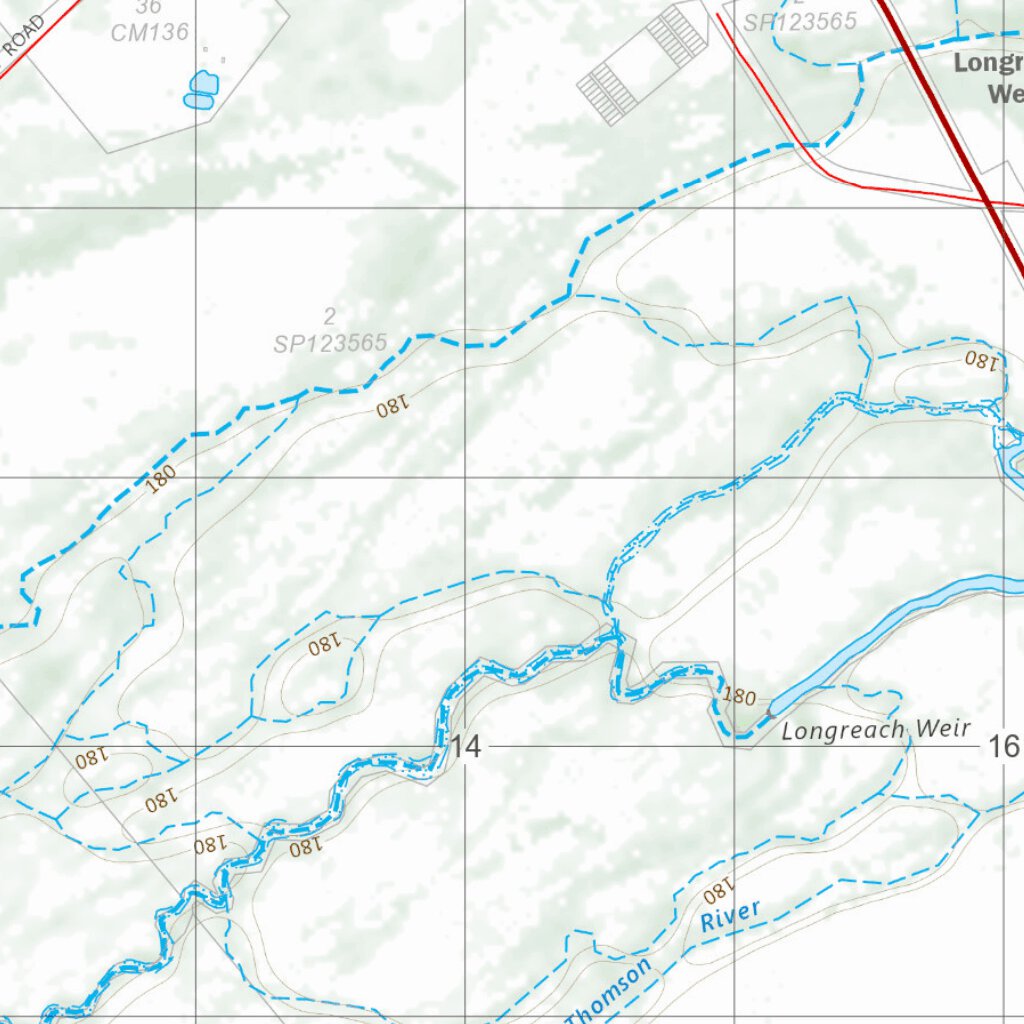Longreach (7751-3) Map by Department of Resources | Avenza Maps