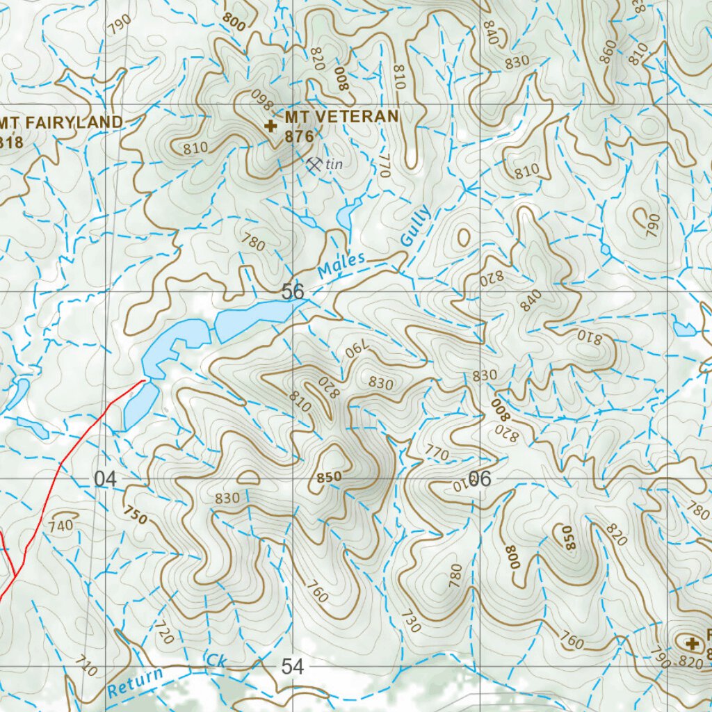 Mount Garnet (7962-4) Map by Department of Resources | Avenza Maps