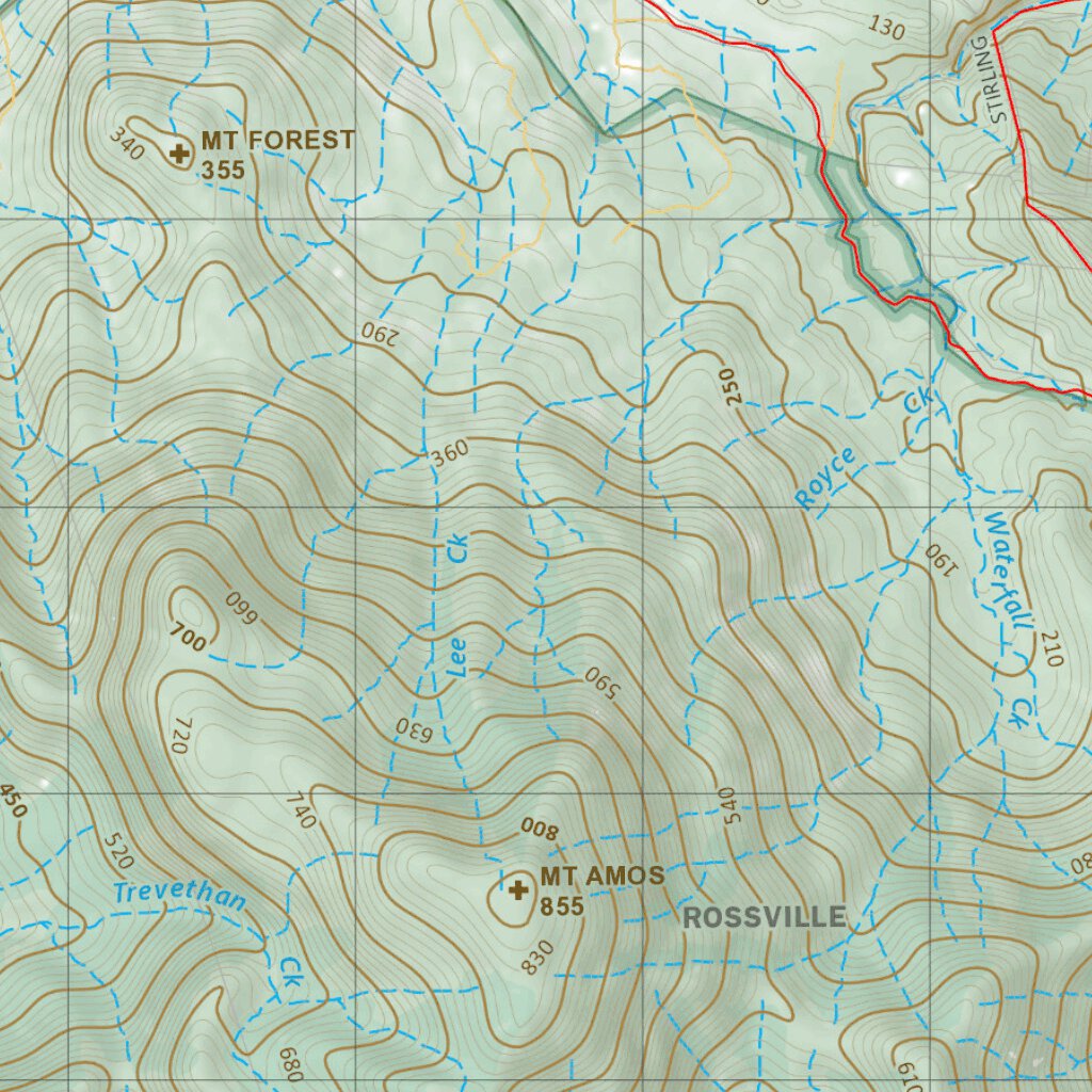 Mount Amos (7966-1) Map by Department of Resources | Avenza Maps